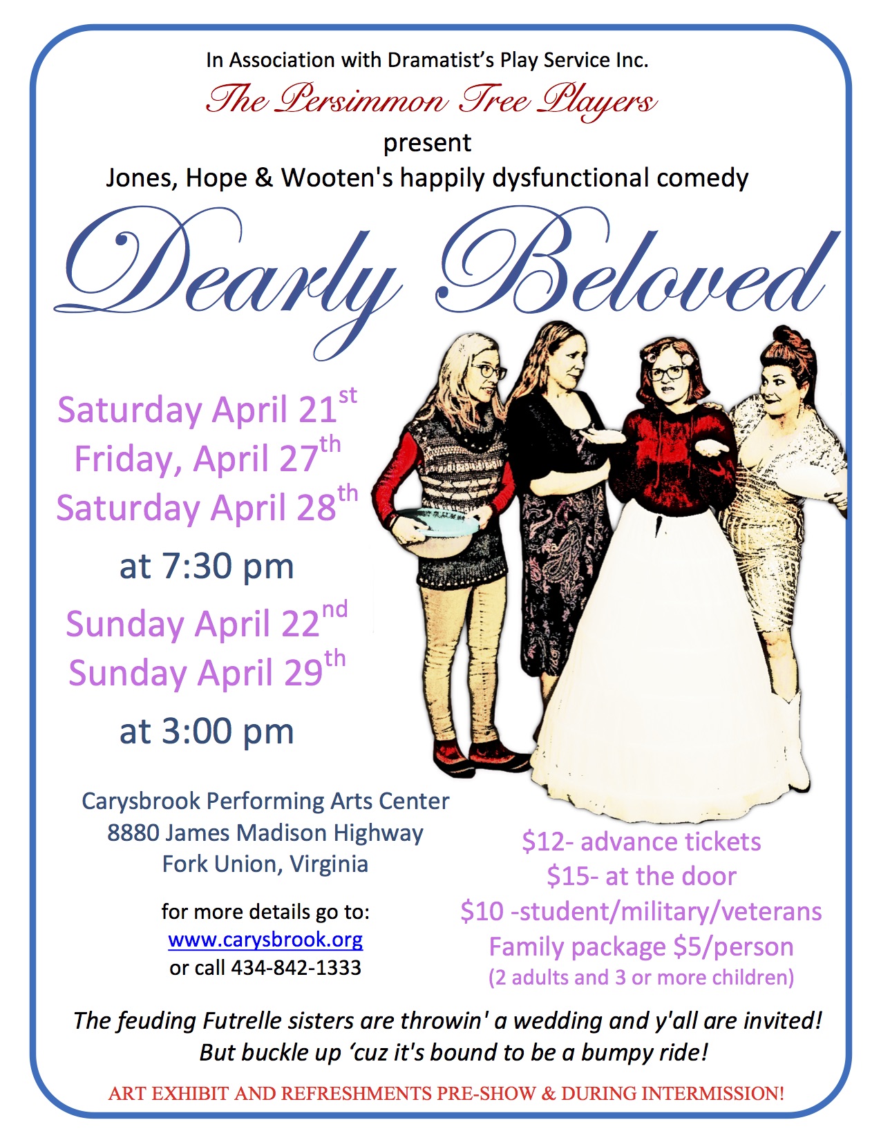 Dearly Beloved | Persimmon Tree Players